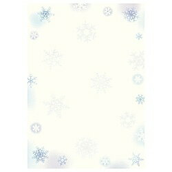 ”POP用品：デザインペーパー”和柄用紙。【雪の結晶】（A4サイズ・10枚）■ プリンタ対応（インクジェット・レーザー）※ レーザー・コピー機では、トナーが定着しにくい機種があります。サイズA4一片サイズ縦297mm×横210mm厚さ0.1...