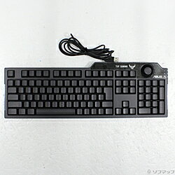 〔中古品〕〔商品ランクA〕〔メーカー〕ASUS(エイスース) 〔ジャンル〕PCオプション 〔種類〕ゲーミングキーボード 〔特徴1〕キーボードの基板上に独自のボリュームつまみを設置。直感的に音量調整をすることができます。 〔本体重量〕質量:8...