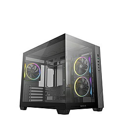 背面コネクタ設計のマザーボードに対応。デュアルチャンバー構造のピラーレスデザインを採用したミニタワー型PCケース■強化ガラスパネルを備えたピラーレスデザイン■冷却効率を高めるデュアルチャンバー構造■microATX、Mini-ITXマザーボ...