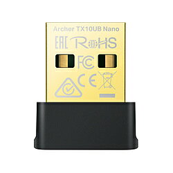 Wi-FiもBluetoothも一つでまとめて対応。「AX900 Bluetooth 5.3対応ナノUSBWi-Fi子機」■高速接続最大900Mbps（287Mbps：2.4GHz＆600Mbps：5GHz）の11ax Wi-Fiにアップグ...