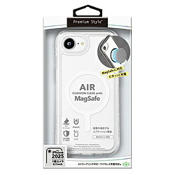 各種MagSafeアクセサリーに対応した360°エアクッション構造でiPhone本体を衝撃から守るiPhone 16e用 エアクッションケースです。側面のTPU素材が2層構造で内側は硬質なTPU素材でiPhone本体をしっかりとホールド、外...