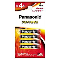 タイプ：アルカリ乾電池■形状：単4形■電圧：1.5V■寸法：約10.5×44.5mm■質量：11.4g■使用推奨期限：5年■包装形態：4本入ブリスター包装■特長：おNEWの電池を見分けるパック■商品の色は画面の見え方等により、実物とは異なる...