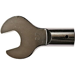 ■ヘッド交換式トルクレンチ用スパナヘッドです。【仕様】・有効長（mm）： 100・適用トルクレンチ： N280LCK、N280SPCK、DTC-N300REV、N230FCK・許容トルク（N・m）： 280・二面寸法（mm）： 27・寸法（...