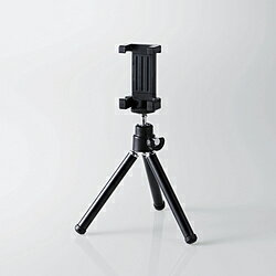 材質：三脚:スチール・PVC・ABS・アルミ・PP、スマートフォンホルダー:ABS・TPU 外形寸法：約W24×D24×H140mm ※突起部、スマートフォンホルダー除く 最大地上高：約180mm 最低地上高：約127mm 重量：三脚:約6...