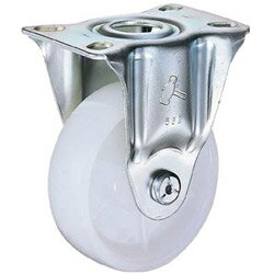 ■荷重に対する抵抗力が大きく、旋回もスムーズです。■極厚の材料をプレス加工し重荷重に耐えられる様に製作されたキャスターです。■100mm以上のキャスターは、堅牢で安定感もあり重量物運搬用に最適です。【用途】・オールマイティーな中・重量用キャ...