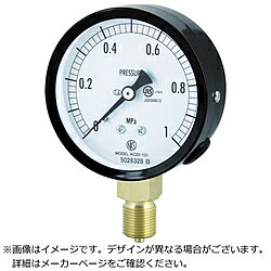 ■ブルドン管の弾性変形（動き）を指針に伝える構造の圧力計で、構造が簡単なため取り扱いが容易です。■JIS B 7505-1規格品です。【仕様】・圧力レンジ（MPa）： 0.0～0.10・最小目盛（MPa）： 0.002・ケース形状： A・接...