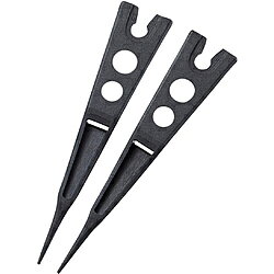 ■P-640～650シリーズ（P-641S-1～645S-1）用チップ■ESD対策仕様商品です。【用途】・静電気の帯電にデリケートな電子部品、プラスチックの取り扱い。【仕様】・全長（mm）： 48・先端形状： 先細型・先端幅（mm）： 0....