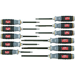 ■軸の根元についた六角形状で、スパナなどを掛けて回すことができます。■グリップエンドのサイズ表示で先端形状の区別ができます。【用途】・汎用工具【仕様】・セット内容： D1T-T8H、T9H、T10H、T15H、T20H、T25H、T27H、...