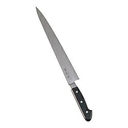 画像はイメージの場合があります。あらかじめご了承ください。サビにくく作られた杉本の CM鋼タイプ「ハムスライス」■包丁の仕様・形状：筋引（スライサー）型・刃型：両刃・刃渡りサイズ：30cm■CM鋼タイプ（2021年4月時点取り扱い）・ペティ...