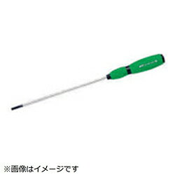 ■グリップは軽く、ベトつき感がなく環境にやさしいエストラマー樹脂を採用しています。■軸は非貫通タイプで先端マグネット付です。■軸の材質はCr－Vです。【用途】・汎用工具【仕様】・刃先： ［［－］］4・軸長（mm）： 75・全長（mm）： 1...