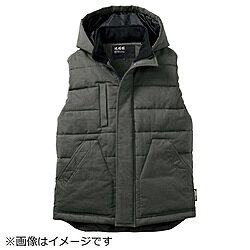 ■綿100％ ヘリンボーン素材のカジュアル防寒ベストです。【用途】・冬のあらゆる作業に。【仕様】・色： アーミーグリーン・サイズ： 3L・着丈（cm）： 71・胸囲（cm）： 122・肩幅（cm）： 46綿100％ ヘリンボーン素材のカジュ...