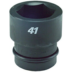 ■インパクト用ショートソケットです。【仕様】・差込角（mm）： 25.4・対辺寸法（mm）： 65・全長（mm）： 85・対辺形状： 6角【材質／仕上】・クロムモリブデン鋼【セット内容／付属品】・ピン・リングインパクト用ショートソケットです。