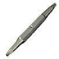 ■DBRシリーズの交換用ビットです。■1本のビットで2サイズに対応します。【用途】・汎用工具【仕様】・刃先： T15XT20・全長（mm）： 75・六角軸二面幅（mm）： 6.3DBRシリーズの交換用ビットです。