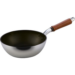 ■内面は耐久性抜群！最高級のコーティング■強くて軽い、AL-マグネシウム合金を使用■熱変形に強いアルミキャスト（鋳造）製■優れた熱伝導性■優れた技術で丁寧につくる■ガス火専用■外径直径(D)：229mm■内径直径(B)：220mm■全長(W...