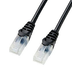 ［CAT5e、10m、ブラック］屈曲性能に優れた柔らかいツメを採用。ツメ折れ防止カバー付きギガビット対応LANケーブル。◆屈曲性能に優れた柔らかいツメを採用し、180度曲げても折れません。しかもツメ折れ防止カバー付きのダブル安心構造です。◆...