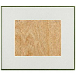 ■木製■枠はグリーンテープ仕上げ■マット台紙付 （1.0mm）■吊り下げ用金具付本体サイズ(H×W×D)【額縁外寸】 320×370mmマット台紙付、ノーマルタイプのマットパネル。
