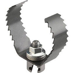 ■T-150-1 シャークカッタ 75mmブレードです。■配管内面に固着したあらゆる異物の除去に最適です。【用途】・管内面に固着したあらゆる異物の清掃に。【仕様】・直径（mm）： 75・モデル： T-150-1・適合機種： K45AF、K4...