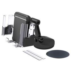 こちらの商品はご購入後の返品をお受けいたしておりません。対応機種、サイズ、種類等、再度お確かめの上お求めください。スマホを置くと重さでアームが閉まり、取出すとアームが開くオート開閉スマホホルダーです。●スマホを置くと重さでアームが閉まり、取...