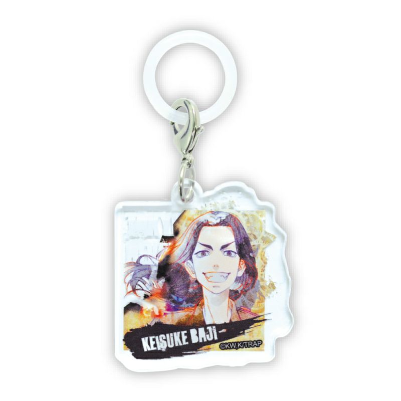 約W38×D3×H40mm材質 : アクリル、鉄、シリコン、真喩著者・和久井健　漫画「東京卍リベンジャーズ」からアクリルマーカーチャームの発売です☆いつもの傘をカッコ良くマーキング☆自分の傘が一目でわかり、他の人が間違って持っていくのを防い...