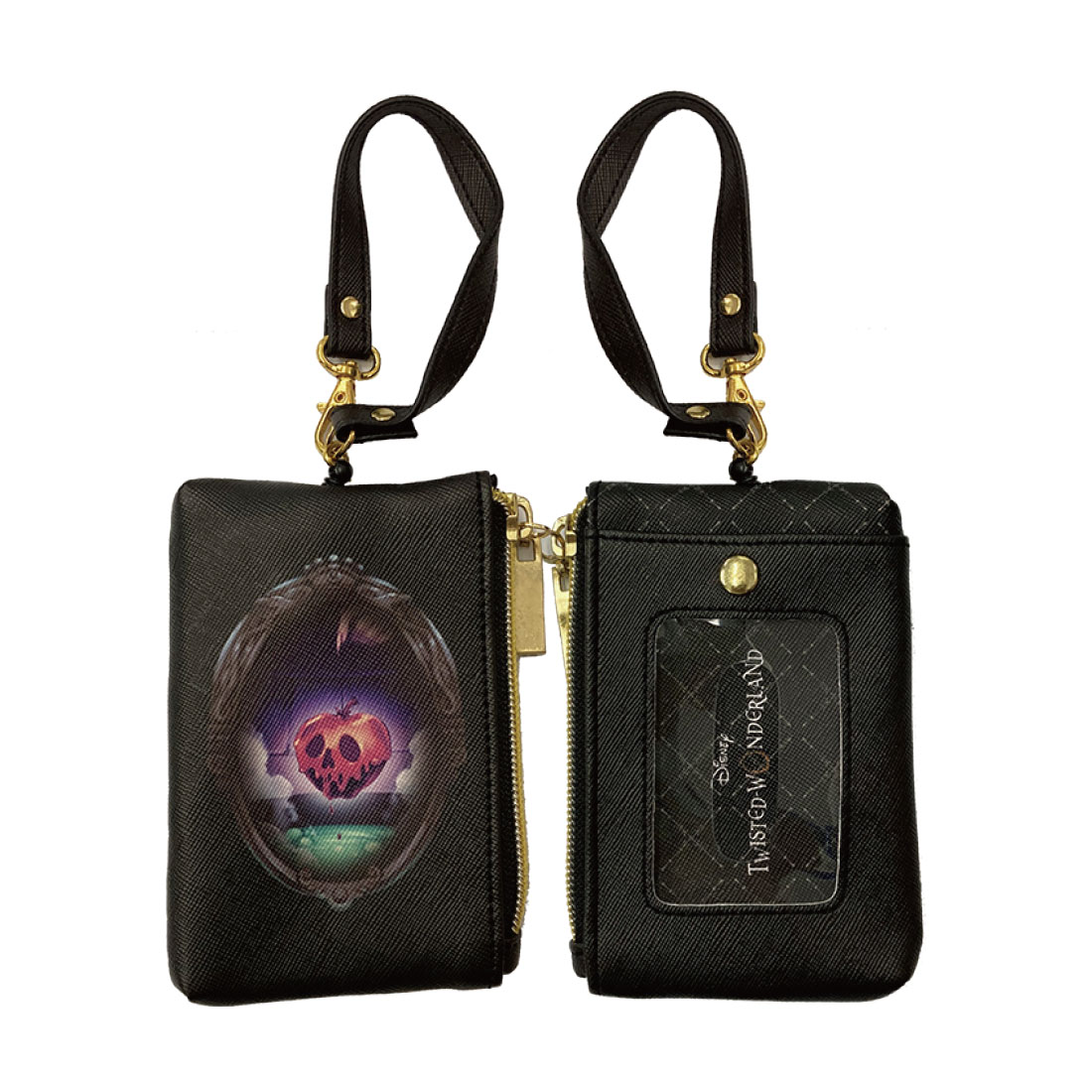 ディズニーICカード、定期などをいれられるパスケース。約H13×W8.5cm カテゴリ : パスケース黒 ブラック