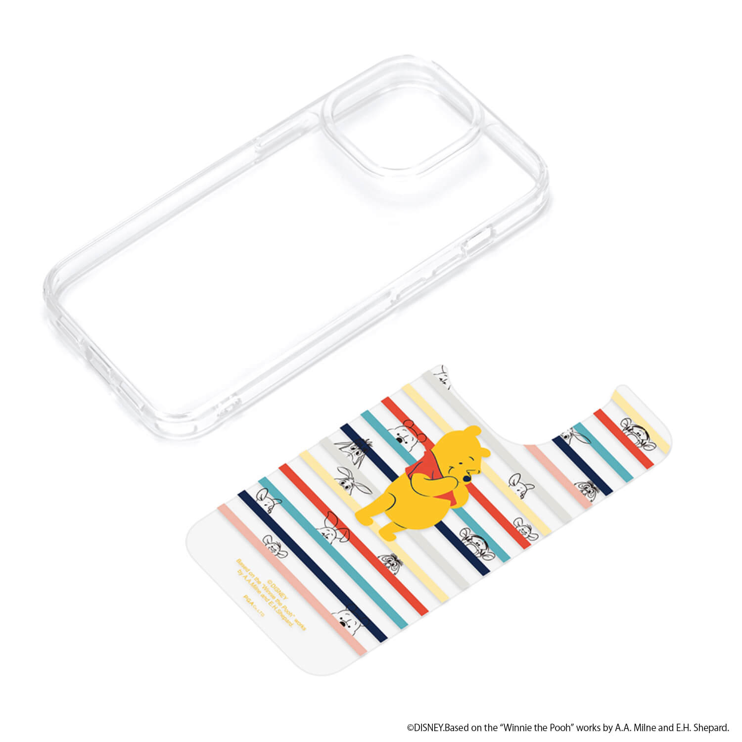 W77×H151×D11mm　25g適合機種 : iPhone 13 Pro 「PG-DPT21N03POO」は、ディズニーキャラクターデザインのシートとセットになった抗菌仕様のiPhone 13 Pro用 抗菌ハイブリッドケースです。シー...