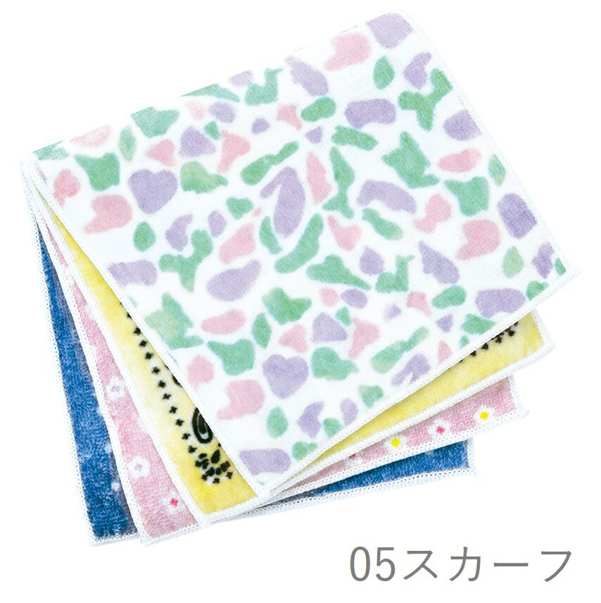 12.5x12.5cm素材 : 綿100％ 洗濯 : 洗濯機OK 4枚重ねのハンドタオル。 濡れた手を拭いても、めくれば乾いた面が使えて快適！ めくる度乾いたタオルの心地良さと水彩タッチのイラストを楽しめます。 1つのハンドタオルに4種類の...