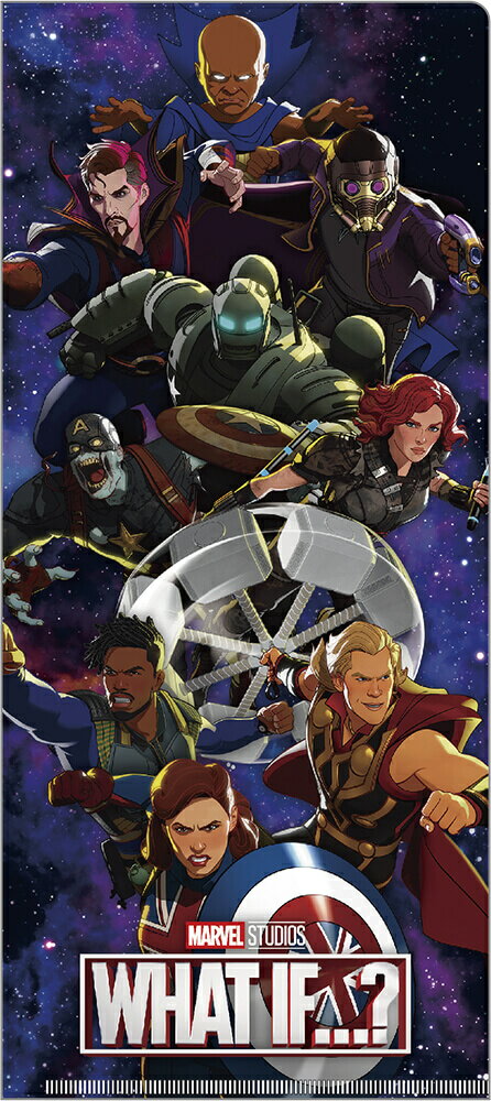 H23.5×W10.5cmディズニープラス配信ドラマ「WHAT IF...?」のチケットホルダーです。新幹線の切符や映画観賞券、ポストカード等が収納可能！！ ? 2022 MARVEL ? 2022 Disney and its relat...