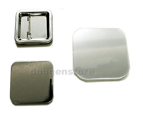 37mm角丸バッジマシーン対応のバッジセットです。 スマホのアイコンの様なスタイリッシュな角丸バッジが製作できますので、 ノベルティー用などに最適です。 プロから趣味製作まで幅広くお使いいただけます。 ＊こちらの商品はバッジのみとなります。...