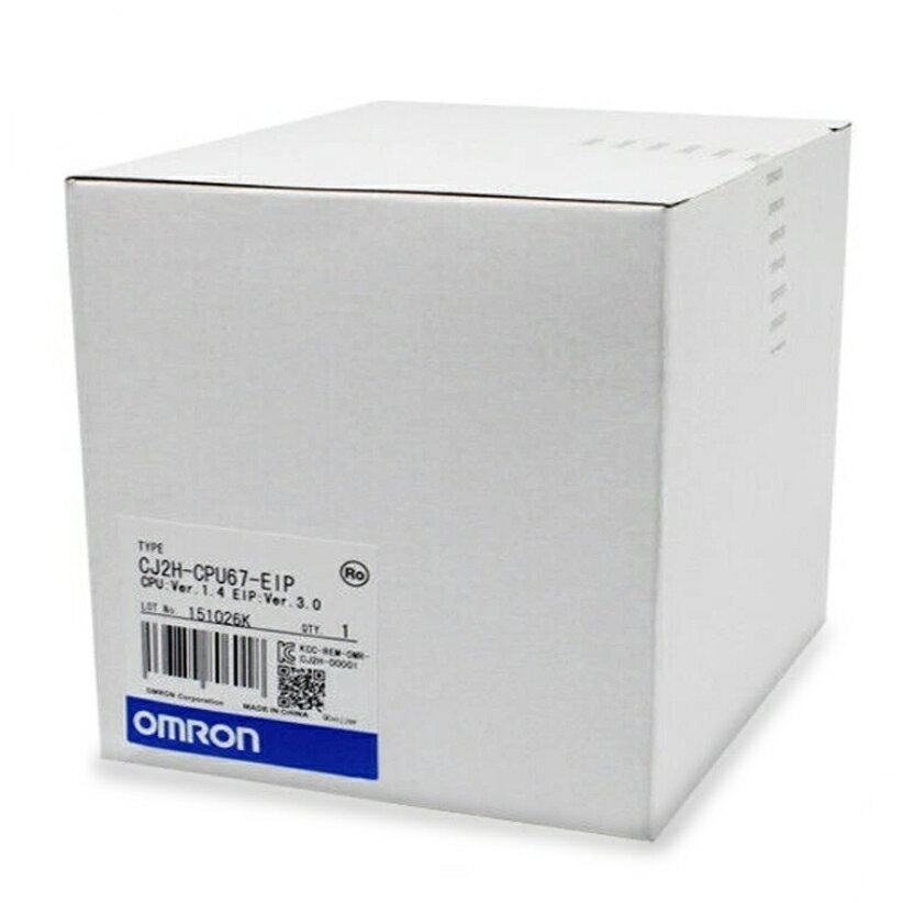 オムロン omron CJ2H-CPU67-EIP CPUユニット 並行輸入新品になります。 ・注意事項：お客様のモニター環境によって、実際の商品と色合いが異なる場合がございます。 こちらの商品は輸入品のため、お届けまで2週間から3週間いた...