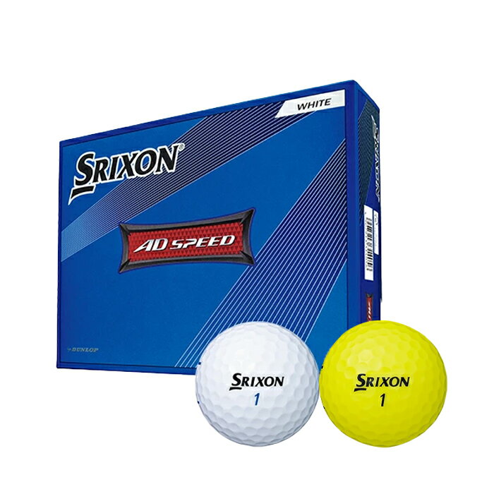 商品情報商品名ゴルフボール スリクソンADスピード　1ダース（12球）SRIXON 2022年モデルメーカー品番SNADS2カラーホワイトパッションイエロー構造ツーピースカバー｢テファブロック&reg;HR+｣｢ハイミラン&reg;配合｣ ...