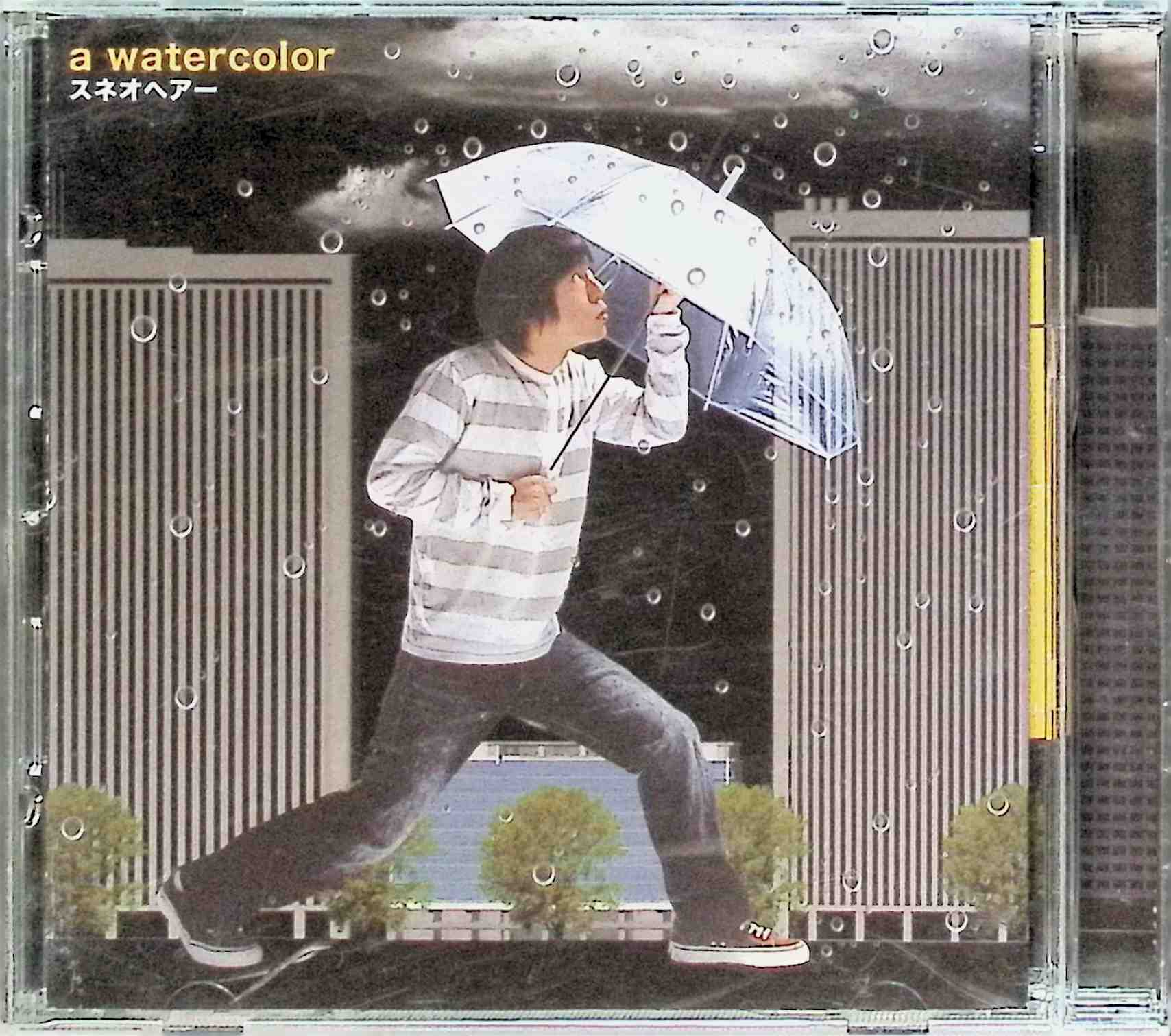 「 a watercolor」 スネオヘアー 1 のびたテープ 2 ピント 3 ウグイス(album version) 4 DRIVE 5 ニュータウンへ続く道 6 打ち上げ花火 7 セイコウトウテイ 8 アオイソラ 9 スピード 10 終...