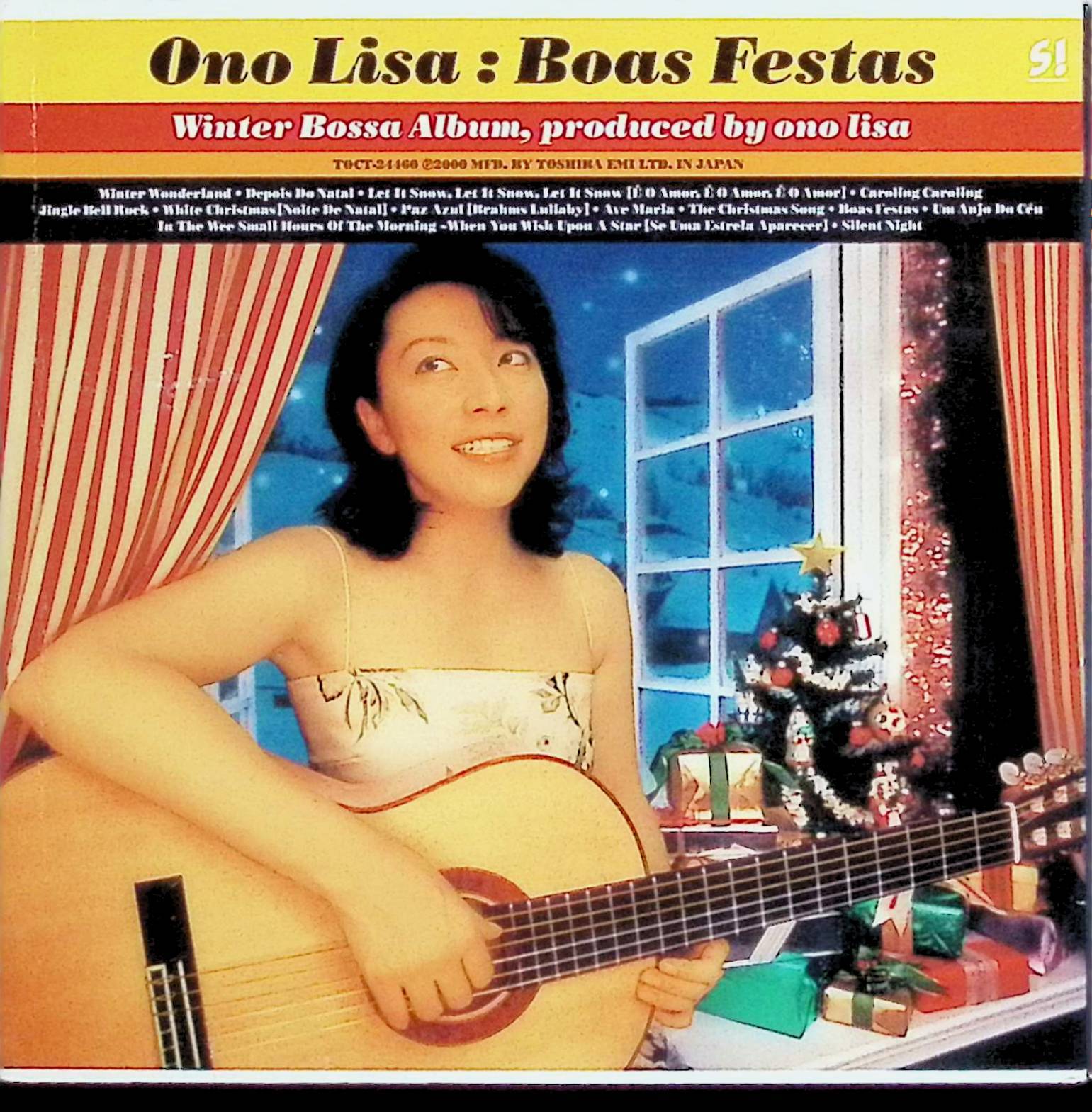 「 BOAS FESTAS（紙ケース）」 小野リサ 1 Winter Wonderland 2 Depois Do Natal 3 Let it Snow,Let it Snow,Let it Snow 4 Caroling Carolin...