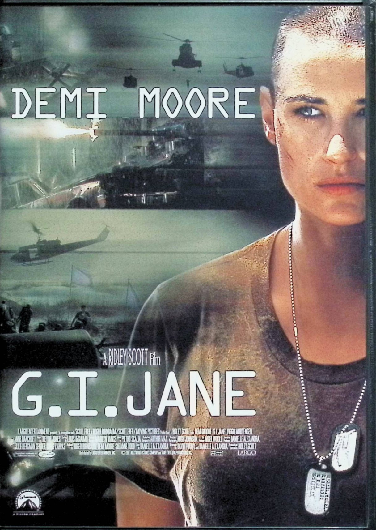 「 G.I.ジェーン [DVD]」 デミ・ムーア.ヴィゴ・モーテンセン.スコット・ウィルソン.ジェイソン・ベガー (出演), リドリー・スコット (監督) 男女差別撤廃のため、海軍SEALの12週間の特訓に挑むことになったオニール大尉。持ち...