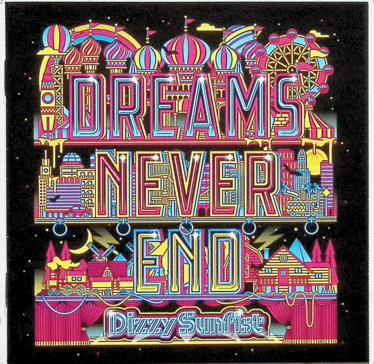 「 DREAMS NEVER END（ジュエルケース）」 Dizzy Sunfist 収録曲リスト 1. No Answer 2. Life Is A Suspense 3. Summer Never Ends 4. Genius 5. I...