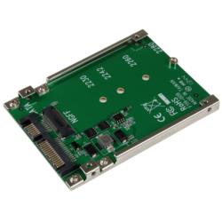 M.2 SSDを2.5インチSATA SSD 6Gbps オープンフレーム(高さ7mm)に変換【スターテック.com】オープンフレーム スチール製取り付けブラケット 7mm以上の2.5インチSATAベイに対応 BキーM.2 SSDをサポート...