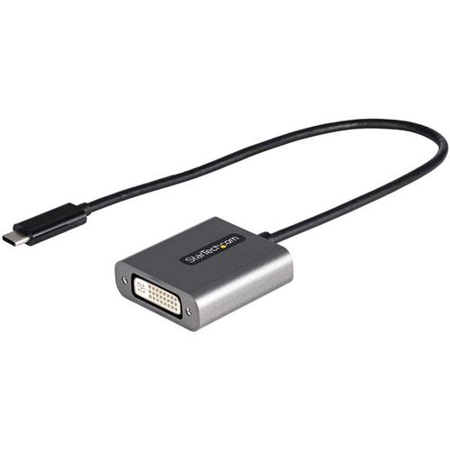 USB-C - DVIアダプタ。USB Type-Cポート搭載のノートパソコン、タブレット、スマートフォンなどから、DVIビデオの出力が可能になります。●DVI-Dシングルリンク(デジタルのみ)ディスプレイに接続可能。DVIでHDMIクロッ...