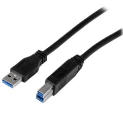 USB IF認証対応の高品質ケーブルでUSB 3.0 デバイスを接続【スターテック.com】【 安心メーカー無期限保証 】1 x USB「A」オスコネクタ 1x USB「B」 オスコネクタ USB-IF認定SuperSpeed USB 3....