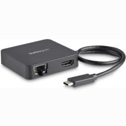 1本のUSB Type-CケーブルでHDMI、ギガビットイーサネット、USB-A、USB-Cポート(5Gbps)をノートパソコンに追加【スターテック.com】●ドライバーの自動インストール対応 ●USB-CおよびThunderbolt 3対...