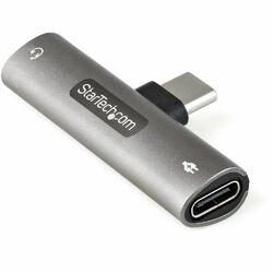60W PD対応 USB-C - ヘッドホン変換アダプタ。3.5mm TRRSオーディオジャックを追加：Power Delivery(PD)パススルー付きのUSB-Cオーディオ変換アダプタで旧型ヘッドセット(マイク内蔵)をサポート。USB-...