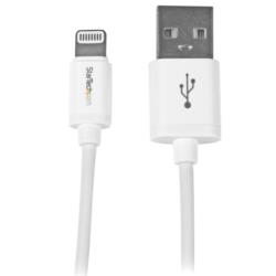 Apple Lightning搭載デバイスを充電・同期【スターテック.com】1x Apple Lightning(8ピン)コネクタ 1 x USB Aオスコネクタ リバーシブルLightningコネクタ 編組シールド付きアルミマイラー箔 ...