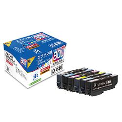 リサイクルインクカートリッジIC6CL80L対応使い捨てていたインクカートリッジを再利用するリサイクルインクカードリッジ。検索キーワード:SANWA SUPPLY | さんわさぷらい | インクカートリッジ |使い捨てていたインクカートリッ...