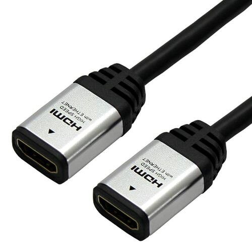 重宝する4K対応ハイスピードHDMI中継ケーブル■HDMIケーブル同士を繋げて中継します。 HDMI端子(オス)同士を繋げる便利なケーブルです。 ■4K/30p対応 延長しても美麗な4K画像をお楽しみいただけます。※総延長5m以内で接続下さ...