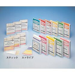 ストライプpH試験紙（PEHANON） pH3.8-5.5 (1箱(200枚入り))。1枚のテスト紙に5〜12段階のカラースケール目盛とpH測定部（中央無印）とを一体化させてあり、速く正確な測定ができます。各カラースケール間には疎水性をもた...