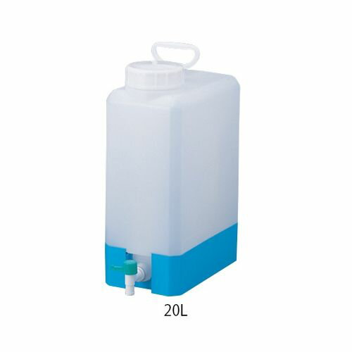 テーパージャー角型（PP製） 20L 1個 7086-12 (1本)テーパージャー角型（PP製） 20L 1個 7086-12 (1本)。底部の傾斜構造によって、ほぼ全量の液を出すことができます。口部は広口のため、容易に洗浄することができま...