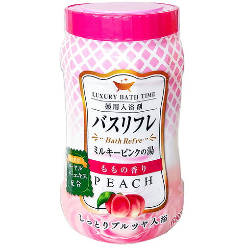 保湿成分配合でお肌にうるおい。227880。衣料・生活用品 ＞ ヘルス＆ビューティ ＞ ボディケア ＞ 入浴剤。●にごり湯タイプ、桃の香り、本体です。●お湯の中のミネラル成分が、全身の表面にベールをつくり、温浴効果を高め、血行を促進し、肩の...
