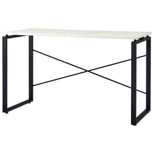 机上を有効利用できるシンプルなデスク。FDB-1260-WM。オフィスファニチャー ＞ デスクシステム ＞ オフィスデスク ＞ 。●幅1200mmホワイト木目ののスマートワークデスク。●配線コードを通せる切り欠き付。