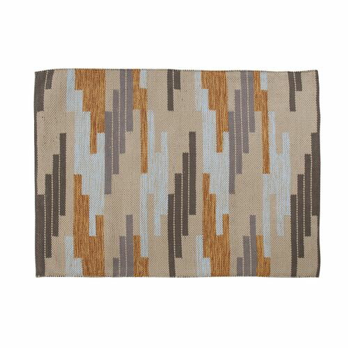 サイズ(cm)：約W90×D130。サイズ(cm)：約W90×D130。コットン。ワントーンコーディネートにあわせるデザインラグ色や模様の多い柄をアクセントに上質なインテリアを演出します。検索キーワード:ラグ & マット | 設定なし