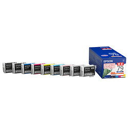 IC9CL79の仕様変更品このインクはIC9CL79の一部仕様を変更した商品です。インク交換が必要になると「インクカードリッジを正しく認識できません」というメッセージが表示され、動作が停止します。この場合、新規のインクカートリッジと交換して...