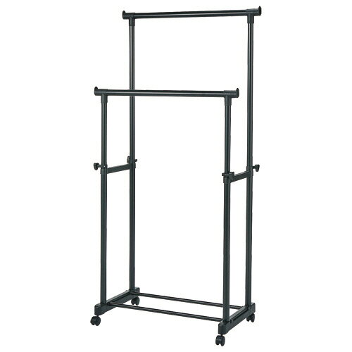 シックなマットブラック、荷物も収納。MKS-W(ABK)。オフィスファニチャー ＞ 受付・応接・インテリア ＞ オフィスアクセサリー ＞ 。●ダブルタイプです。