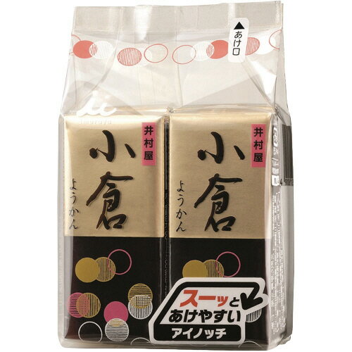 小豆の風味豊かな味わいを活かした甘さすっきりのようかん。10480。食品・飲料 ＞ お菓子 ＞ 生菓子（和洋菓子） ＞ 。●井村屋の伝統の技術でじっくり丁寧に煉り上げた一品、4本×6パックです。●日本茶にはやっぱり羊羹がよくあう！。●パッケ...